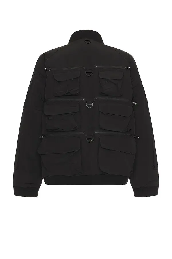 SOUTH2 WEST8 Multi-pocket Zipped Down Jacket
