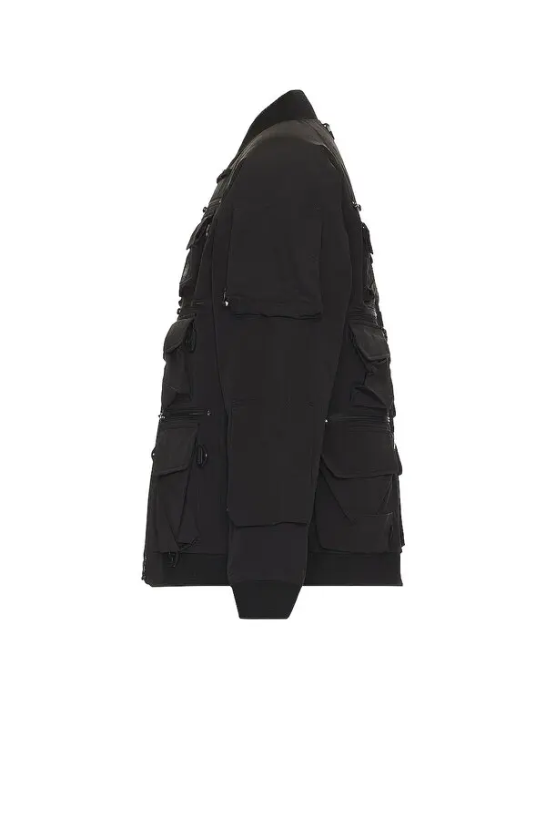 SOUTH2 WEST8 Multi-pocket Zipped Down Jacket