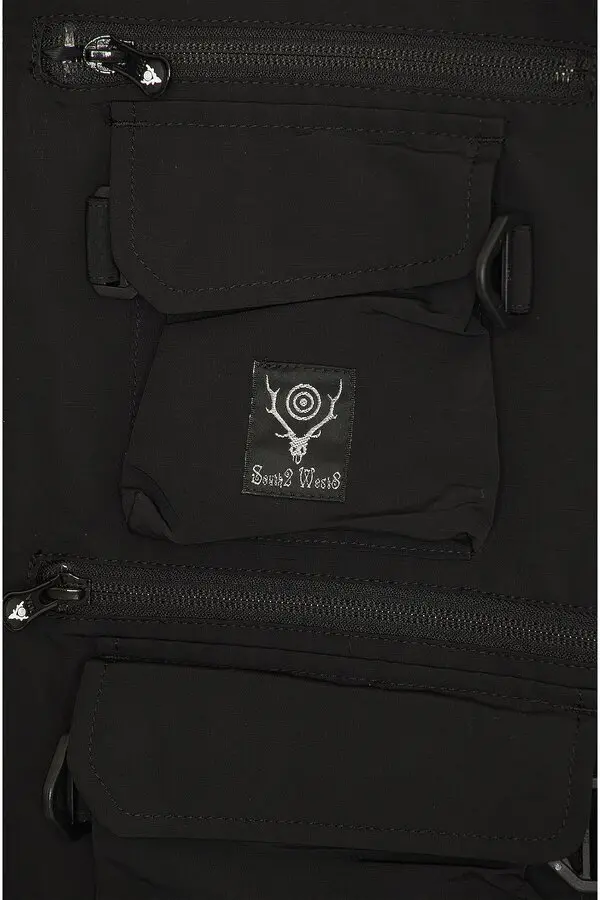 SOUTH2 WEST8 Multi-pocket Zipped Down Jacket