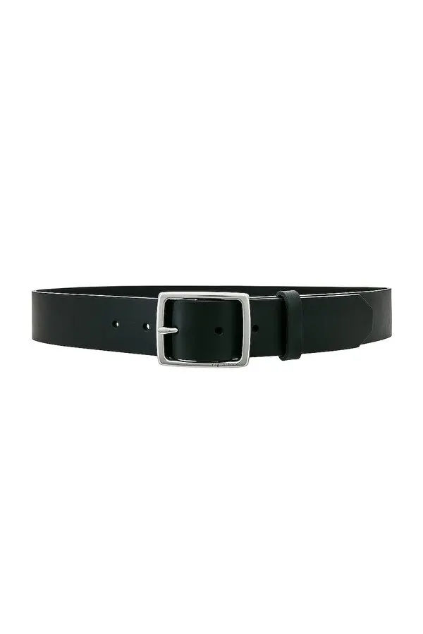 Rag & Bone Rugged Leather Belt - Black