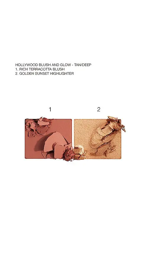 Charlotte Tilbury Hollywood Blush & Glow Glide Palette - Tan Deep