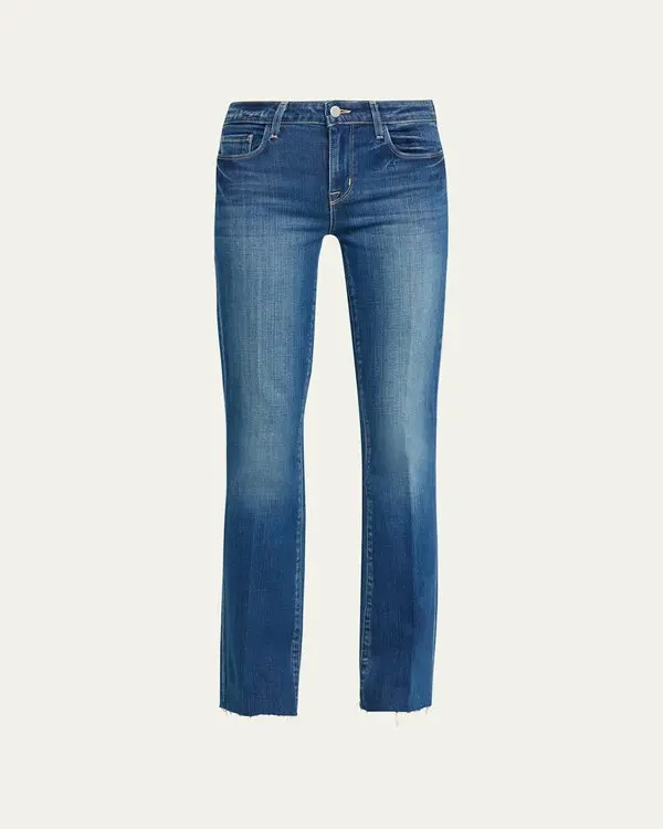 L'Agence Sneeki Low-rise Straight Jeans