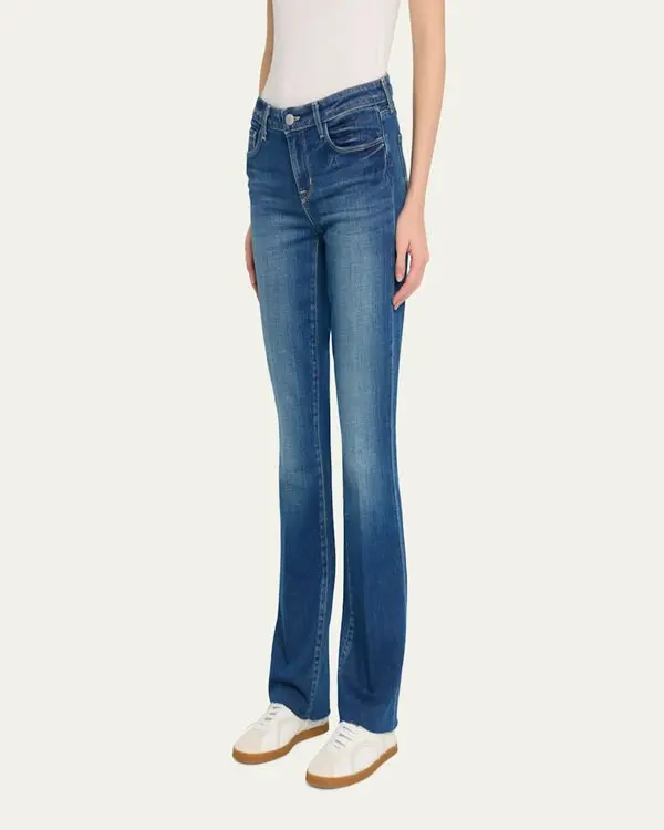 L'Agence Sneeki Low-rise Straight Jeans