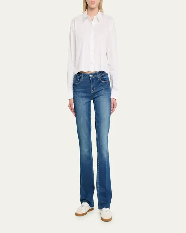 L'Agence Sneeki Low-rise Straight Jeans