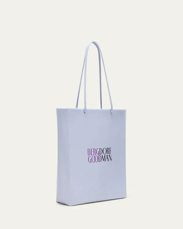 EXCLUSIVE Bg Leather Shopping Tote Bag