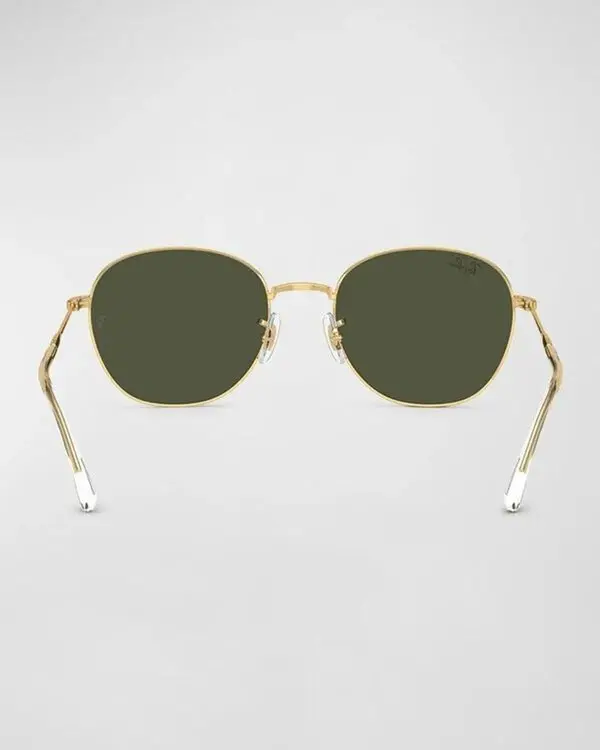 Ray-ban Metal Round Sunglasses, 55mm