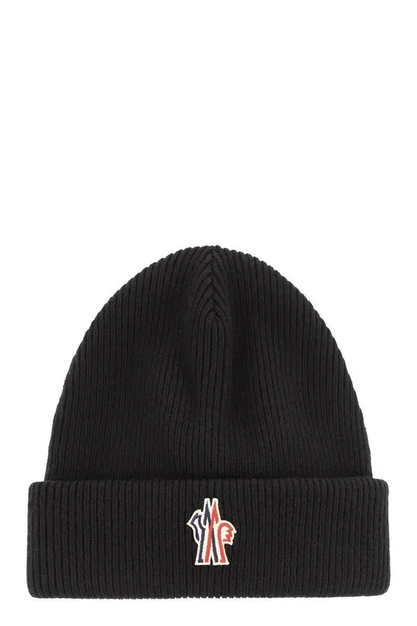 Moncler Wool Cap - Black
