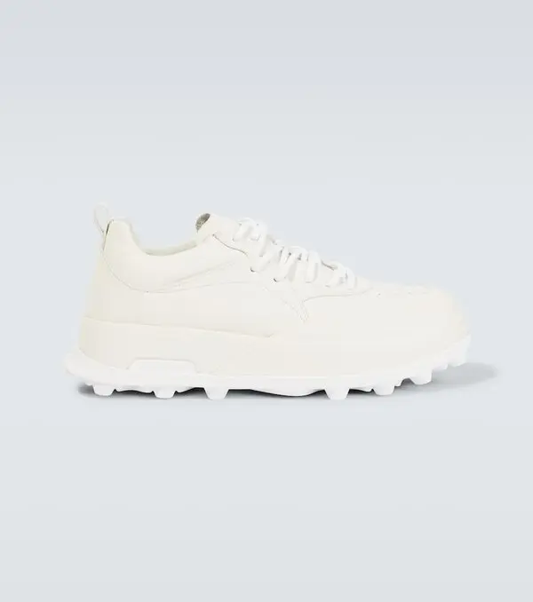 JIL SANDER Semanado Leather Sneakers