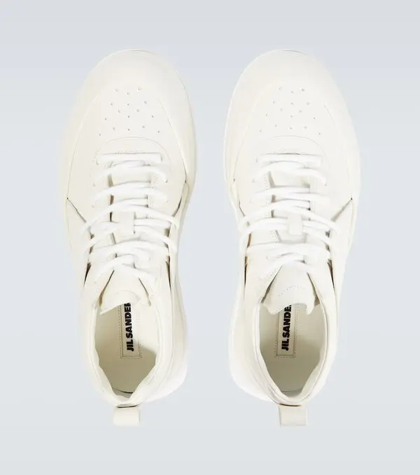 JIL SANDER Semanado Leather Sneakers