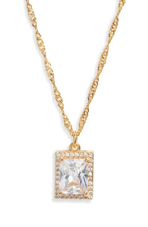 VIDAKUSH The Vixen Pendant Necklace - Clear