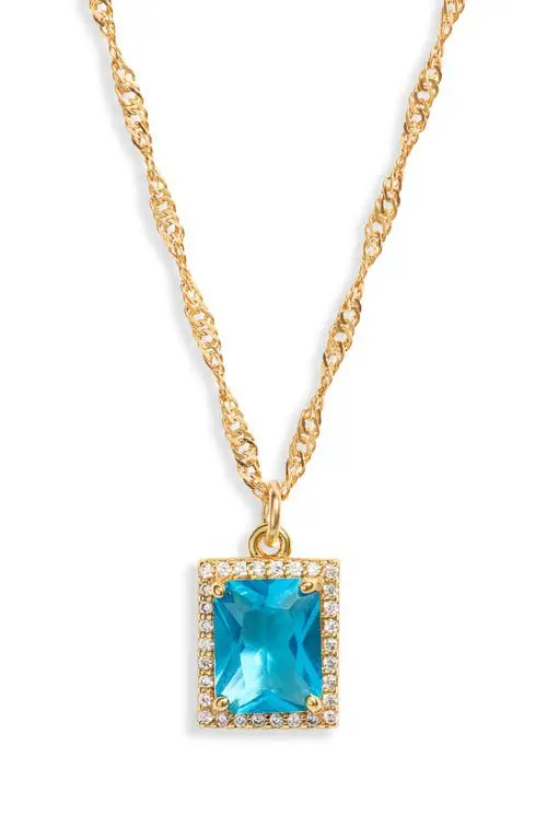 VIDAKUSH The Vixen Pendant Necklace - Light Blue