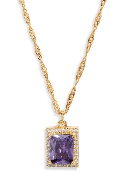 VIDAKUSH The Vixen Pendant Necklace - Purple