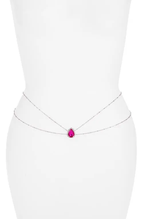 VIDAKUSH Heart Of The Ocean Belly Chain - Pink