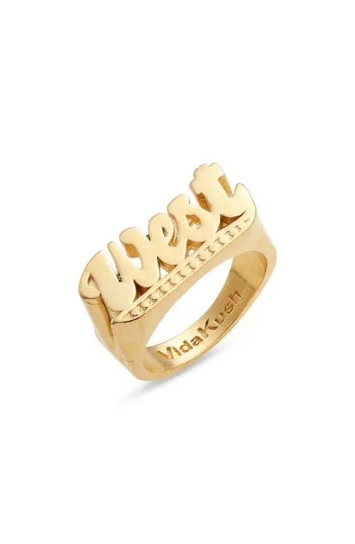 VIDAKUSH West Ring - Gold