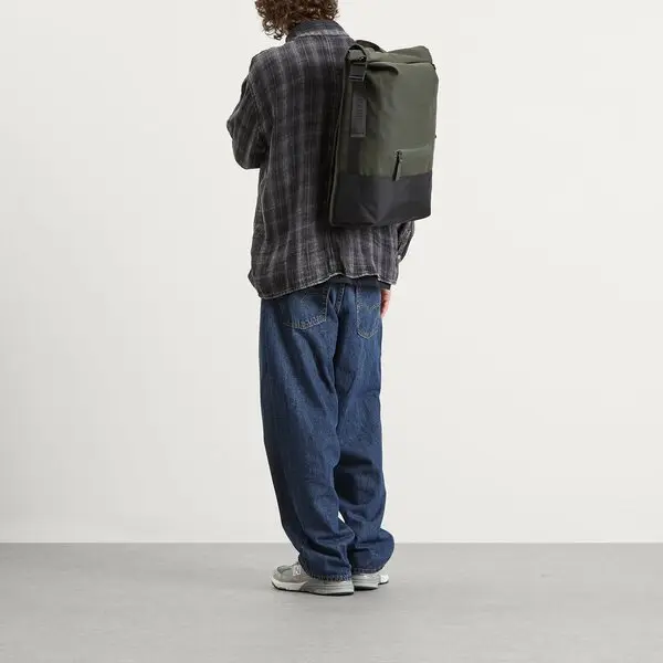Rains Trail Rolltop Backpack - Green