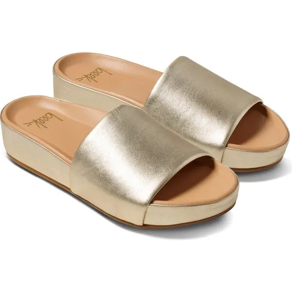 Beek Pelican Slide Sandal - Platinum