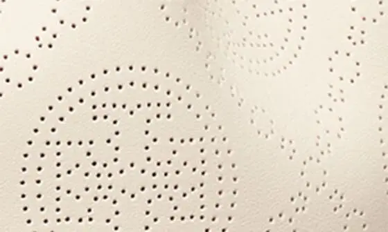 Tory Burch Mini T Monogram Perforated Leather Bucket Bag