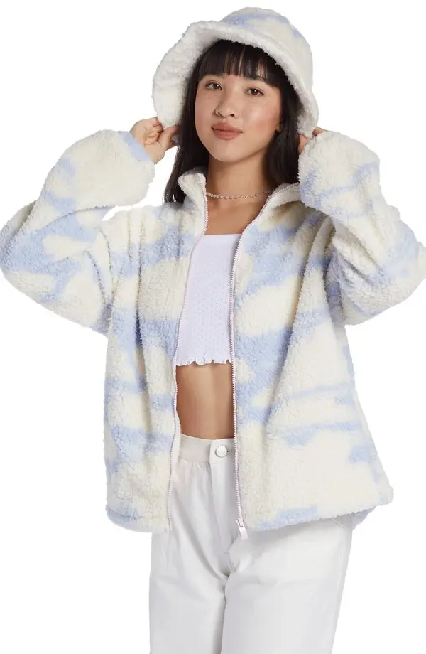 Roxy X Chloe Kim In The Clouds Fleece Bucket Hat