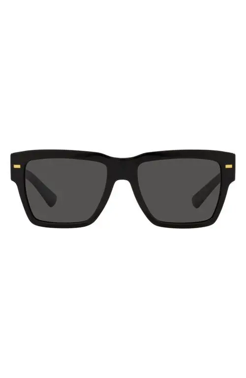 Dolce & Gabbana 55mm Square Sunglasses - Black