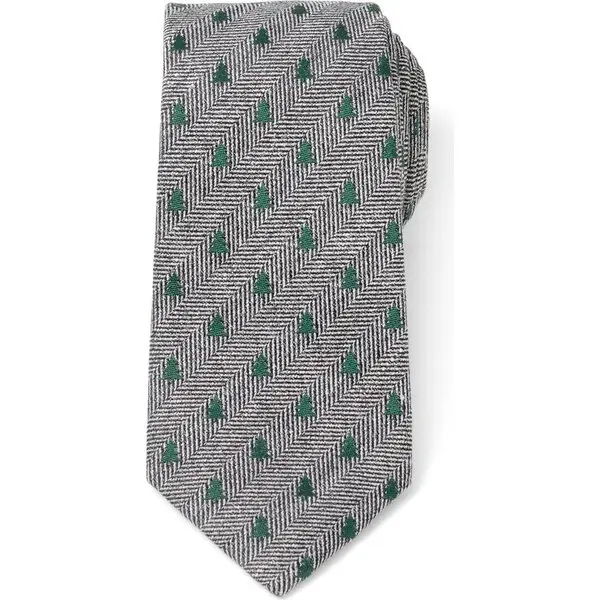 CUFFLINKS, INC. Pine Tree Neck Tie - Gray