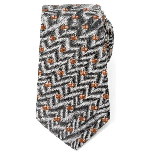 CUFFLINKS, INC. Pumpkin Neck Tie - Gray