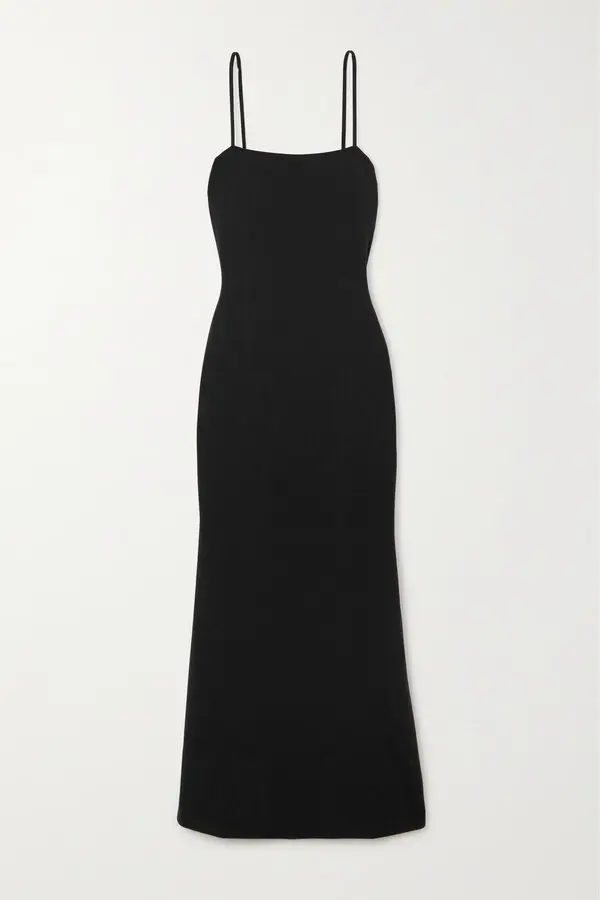 Skin Body Stretch-cotton And Modal-blend Maxi Dress