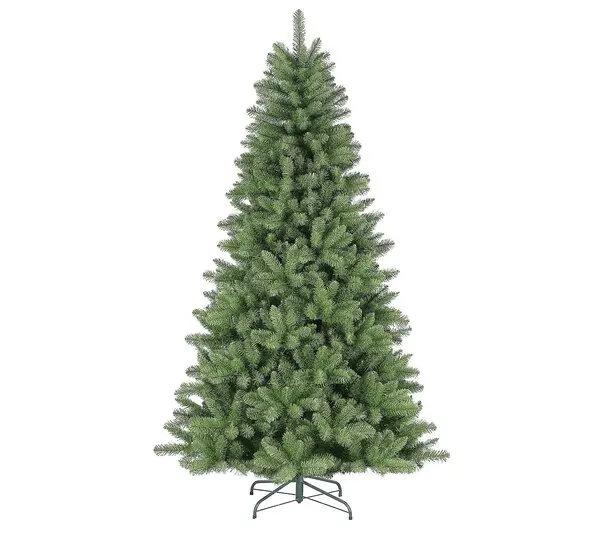 PULEO INTERNATIONAL Puleo 7' Unlit Berkshire Fir Artificial Tree 1207 Tips - One-color
