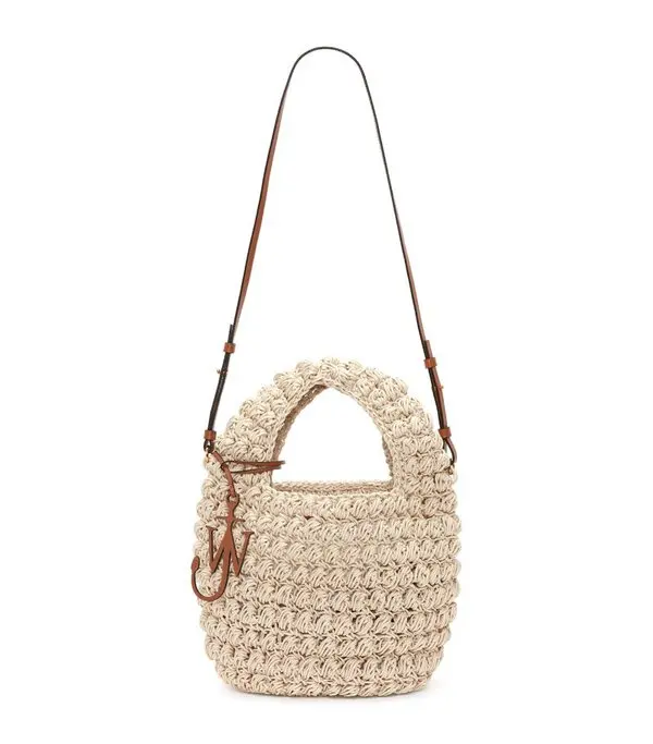 JW Anderson Medium Woven Popcorn Basket Bag