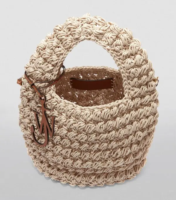 JW Anderson Medium Woven Popcorn Basket Bag