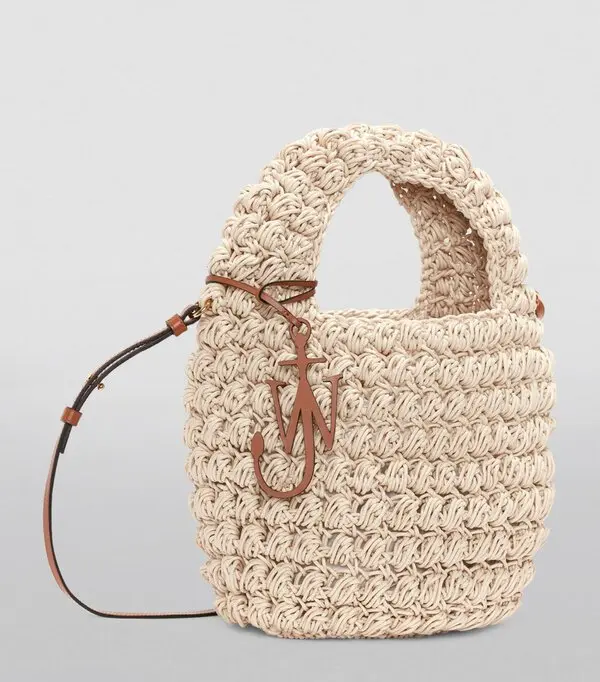 JW Anderson Medium Woven Popcorn Basket Bag