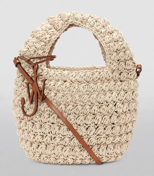 JW Anderson Medium Woven Popcorn Basket Bag