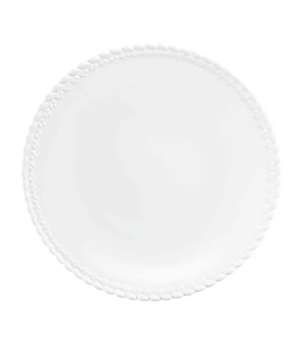 Christofle Porcelain Babylone Dinner Plate