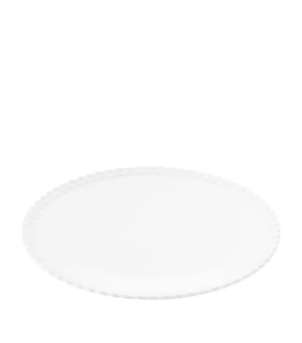 Christofle Porcelain Babylone Dinner Plate
