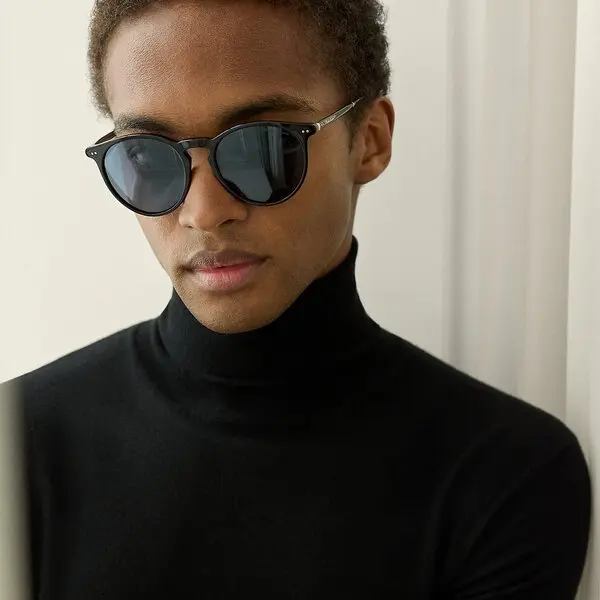 Ralph Lauren Heritage Round Sunglasses - Black