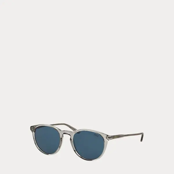 Ralph Lauren Heritage Round Sunglasses - Shiny Grey