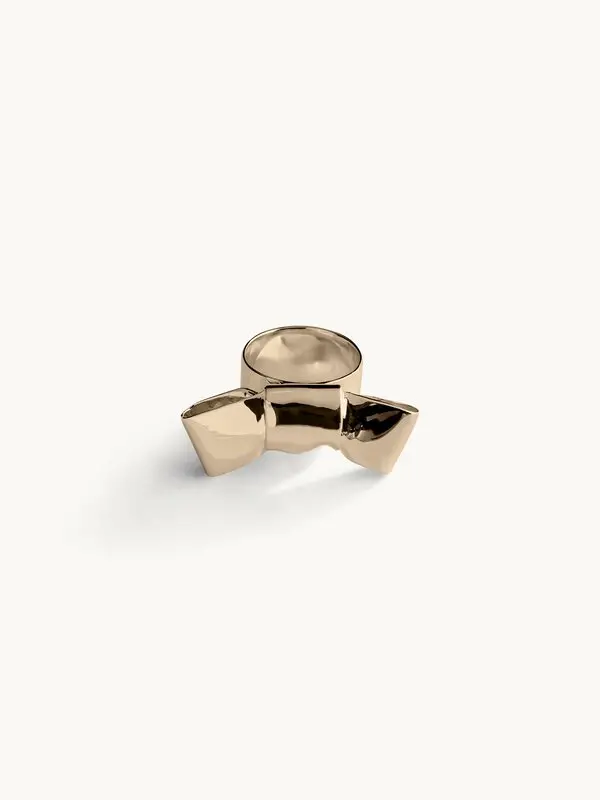 ANNIKA INEZ Large Cravat Ring - 14k Gold-plated Sterling Silver