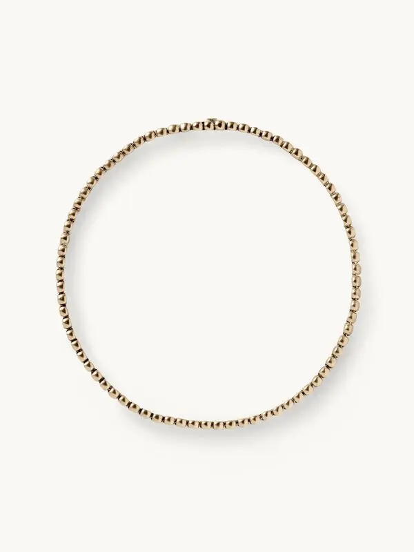 ANNIKA INEZ Gold Plated Tennis Necklace - Gold Plated Sterling Silver