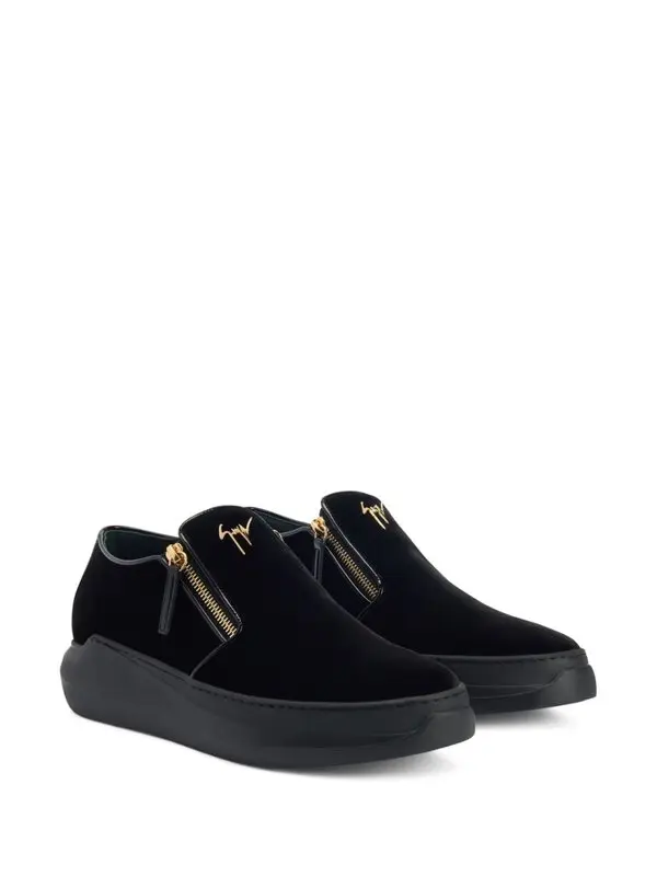 GIUSEPPE ZANOTTI Conley Zip Chunky Sneakers - Black