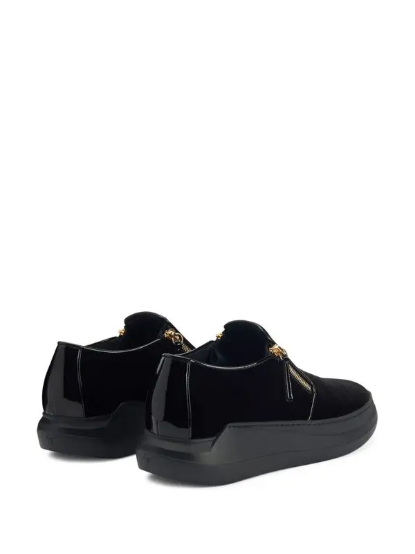 GIUSEPPE ZANOTTI Conley Zip Chunky Sneakers - Black
