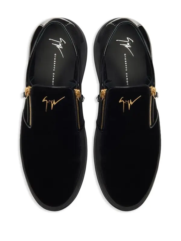 GIUSEPPE ZANOTTI Conley Zip Chunky Sneakers - Black