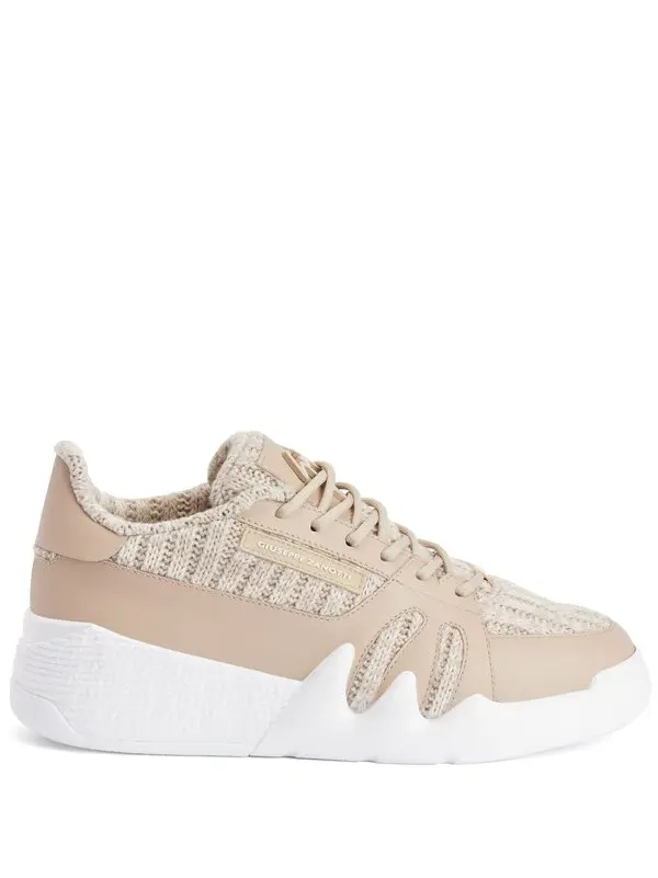 GIUSEPPE ZANOTTI Talon Lace-up Sneakers - Neutrals