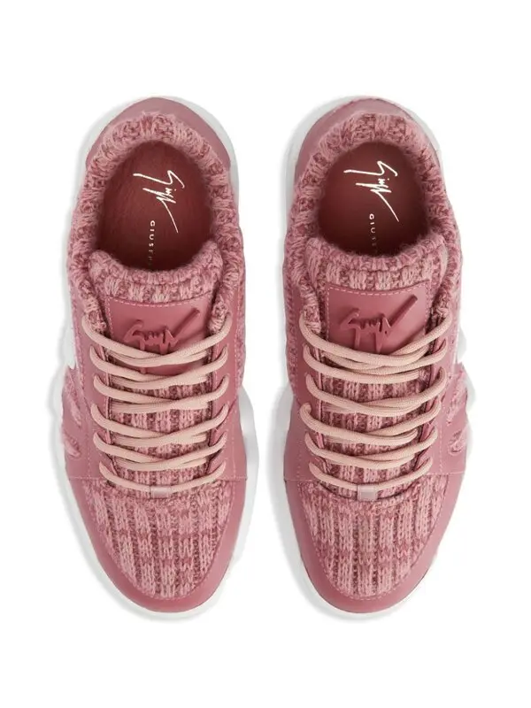 GIUSEPPE ZANOTTI Talon Mid-top Sneakers - Pink