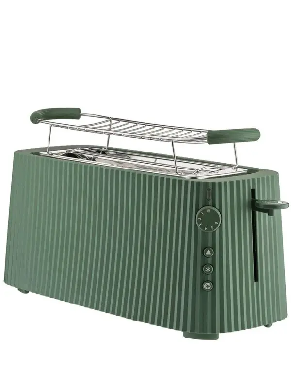 ALESSI Plissé Long Toaster - Green