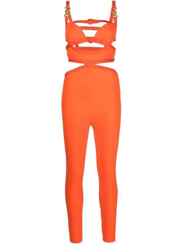Versace Medusa '95 Cut-out Jumpsuit - Orange