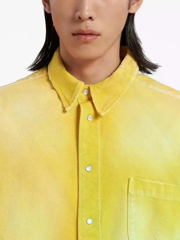 Marni Overdyed Denim Shirt