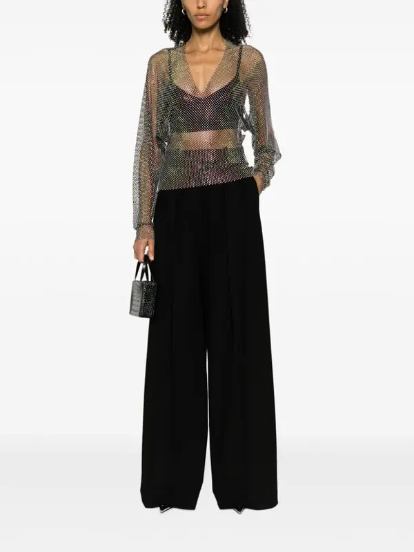 GENNY Rhinestone-embellished Top