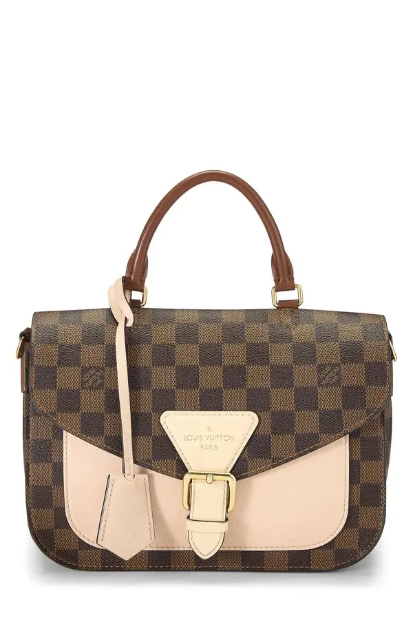 LOUIS VUITTON Damier Ebene Beaumarchais - Cream