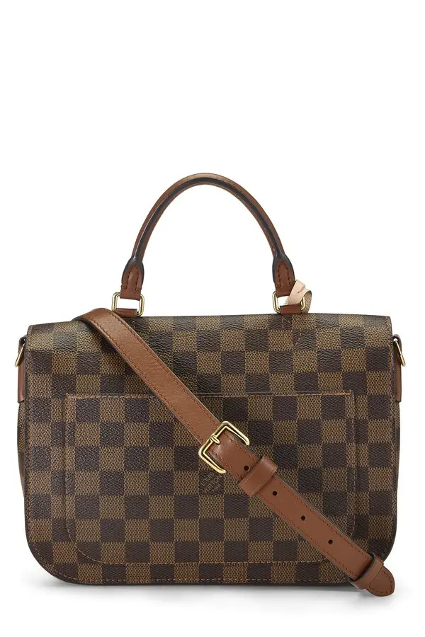 LOUIS VUITTON Damier Ebene Beaumarchais - Cream