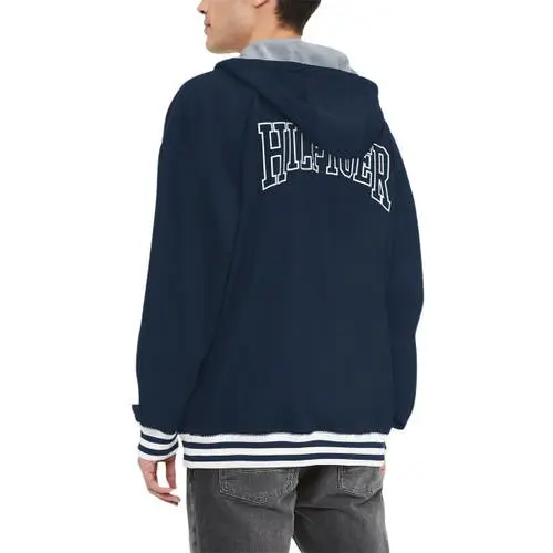 Tommy Hilfiger Dallas Cowboys Quarter-zip Hoodie - Navy
