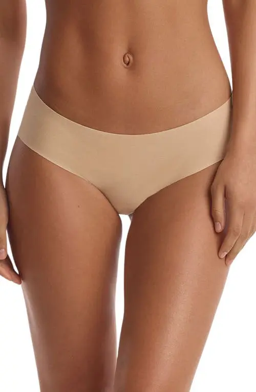 Commando Cotton Blend Bikini Bottom - Tnu-beige